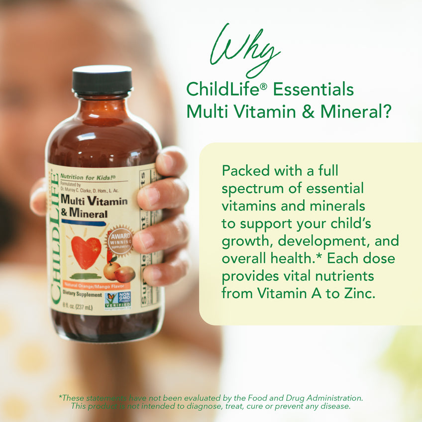 Liquid Children's Multivitamin & Mineral - Great Tasting Supplement ...