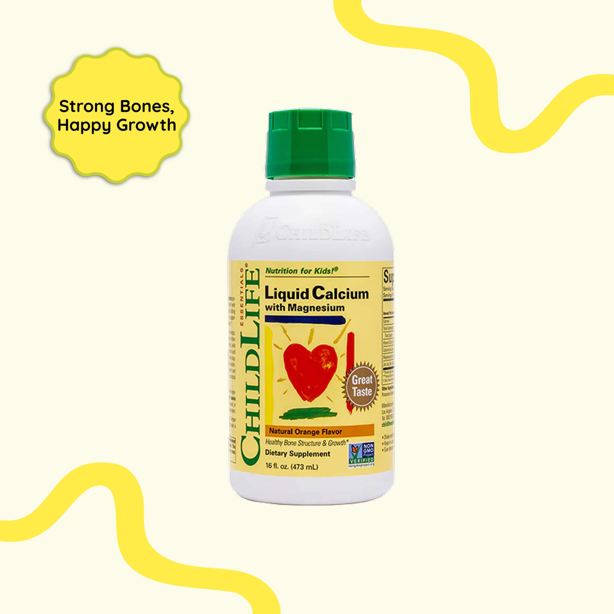 Kids' Liquid Calcium with Magnesium - Bone Health Supplement – ChildLife