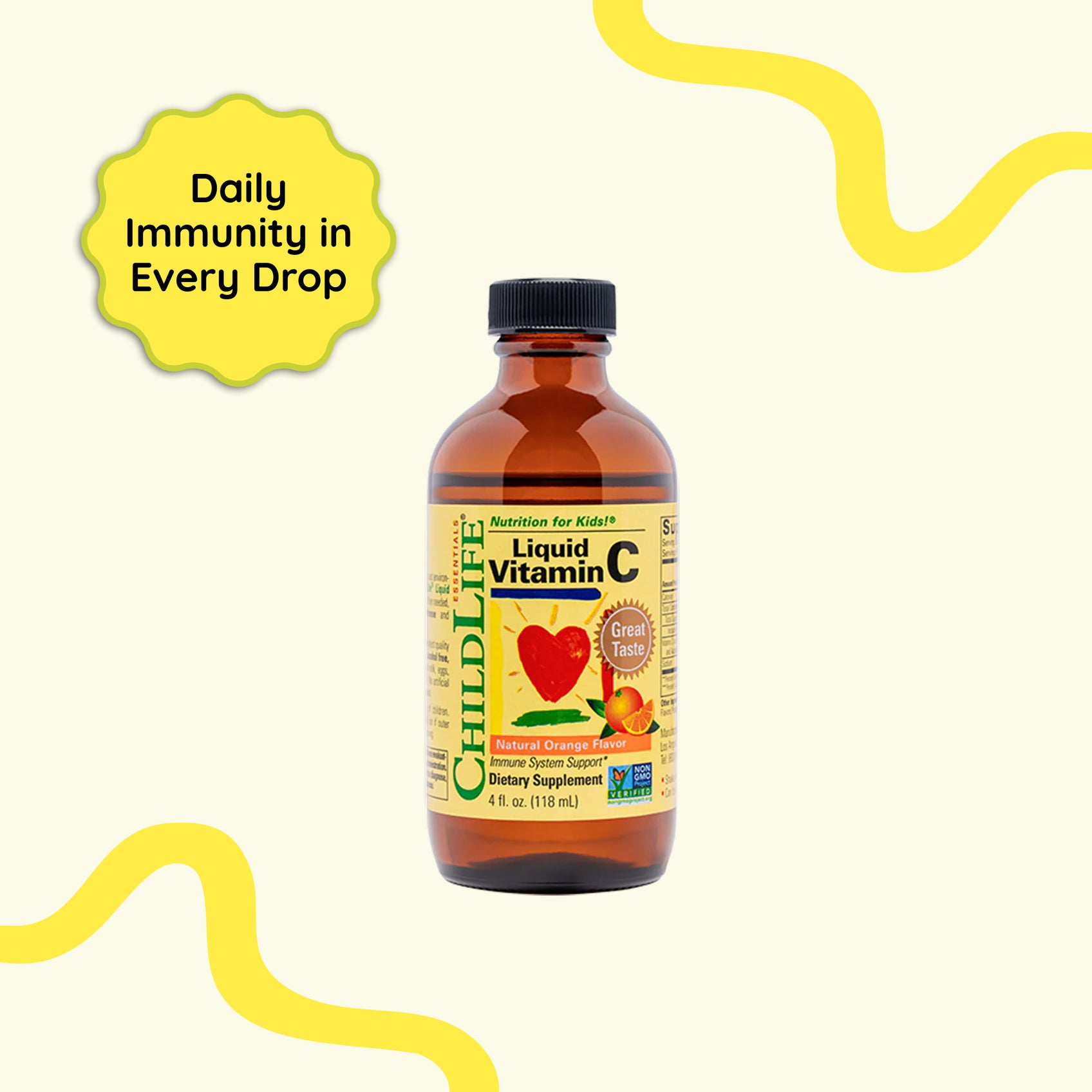Kids' Liquid Vitamin C - Immune Health Supplement & Antioxidant – ChildLife