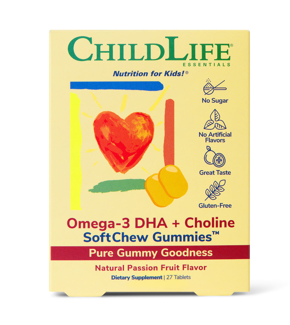 Omega-3 DHA + Choline SoftChew Gummies® – ChildLife